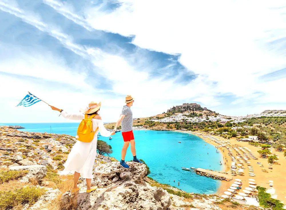 Athens Rhodes Santorini 7 Days 6 Nights Honeymoon Package - Myholidays.com